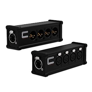 COLUBER CABLE XLR Snake 4 Channel Audio Over Ethernet - DMX Snake XLR Over Ethernet RJ45 Audio Snakes