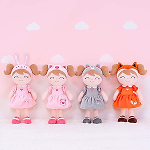Gloveleya Dolls Baby Plush Toy Girl Toys Girl Gifts First Baby Doll Soft Toys Plush Fox Toy 15" with Gift Bag