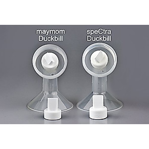 Maymom 12 Count Duckbill Valves for Spectra S1 Spectra S2 Spectra 9 Plus. Not Original Spectra Pump Parts Replace Spectra Duckbill Valve Not Original Spectra S2 Accessories Work w/Spect (White.18)