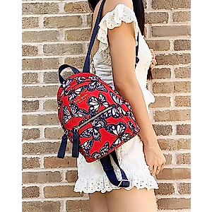 Kate Spade Chelsea The Little Better Nylon Mini Backpack Butterfly Red