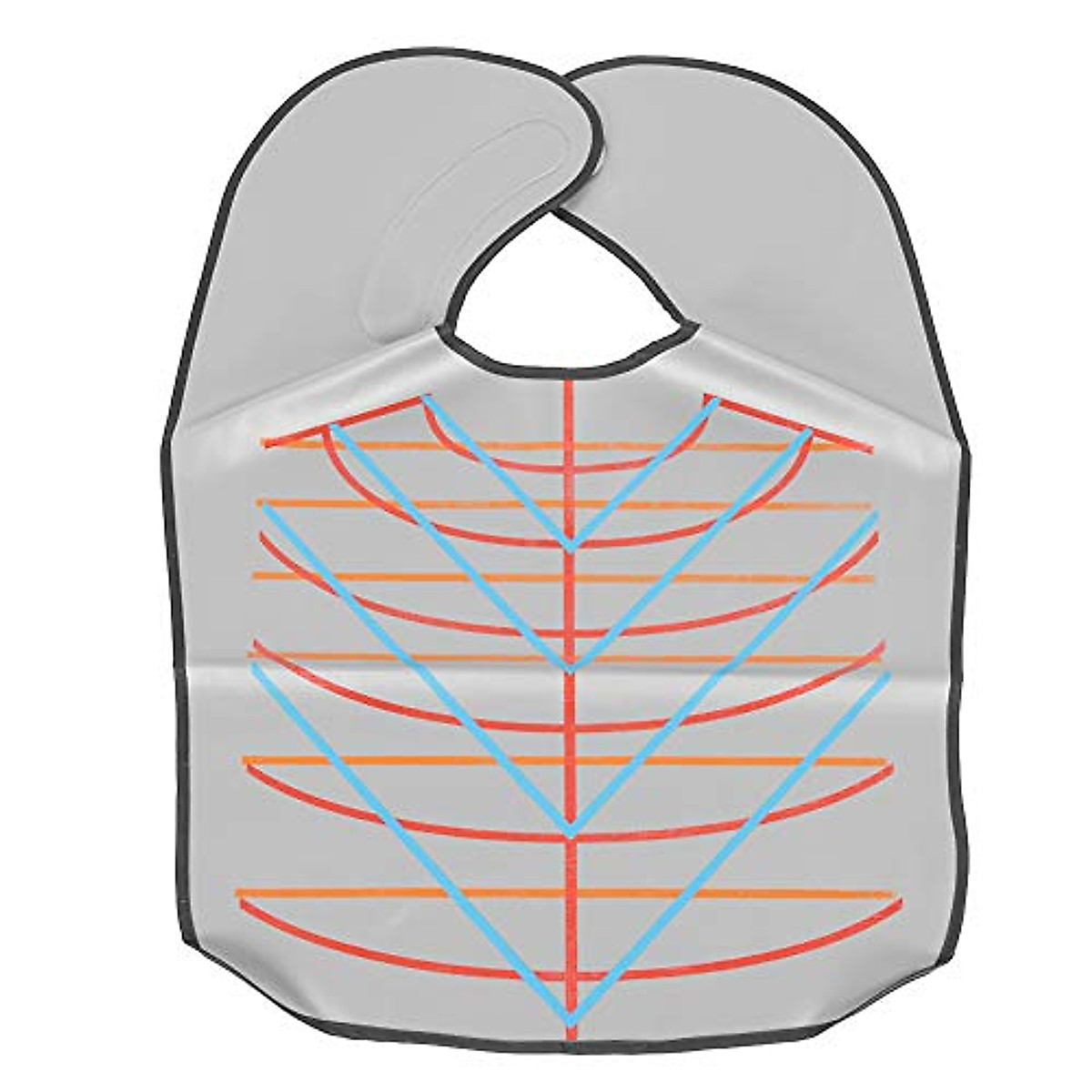 Hair Cutting Collar, Waterproof Salon Neck Cape Hair Stylist Cutting Collar Professional Hairdressing Hair Cutting Guide Cape Neck Wrap Magnetic Cutting Collar(grey)