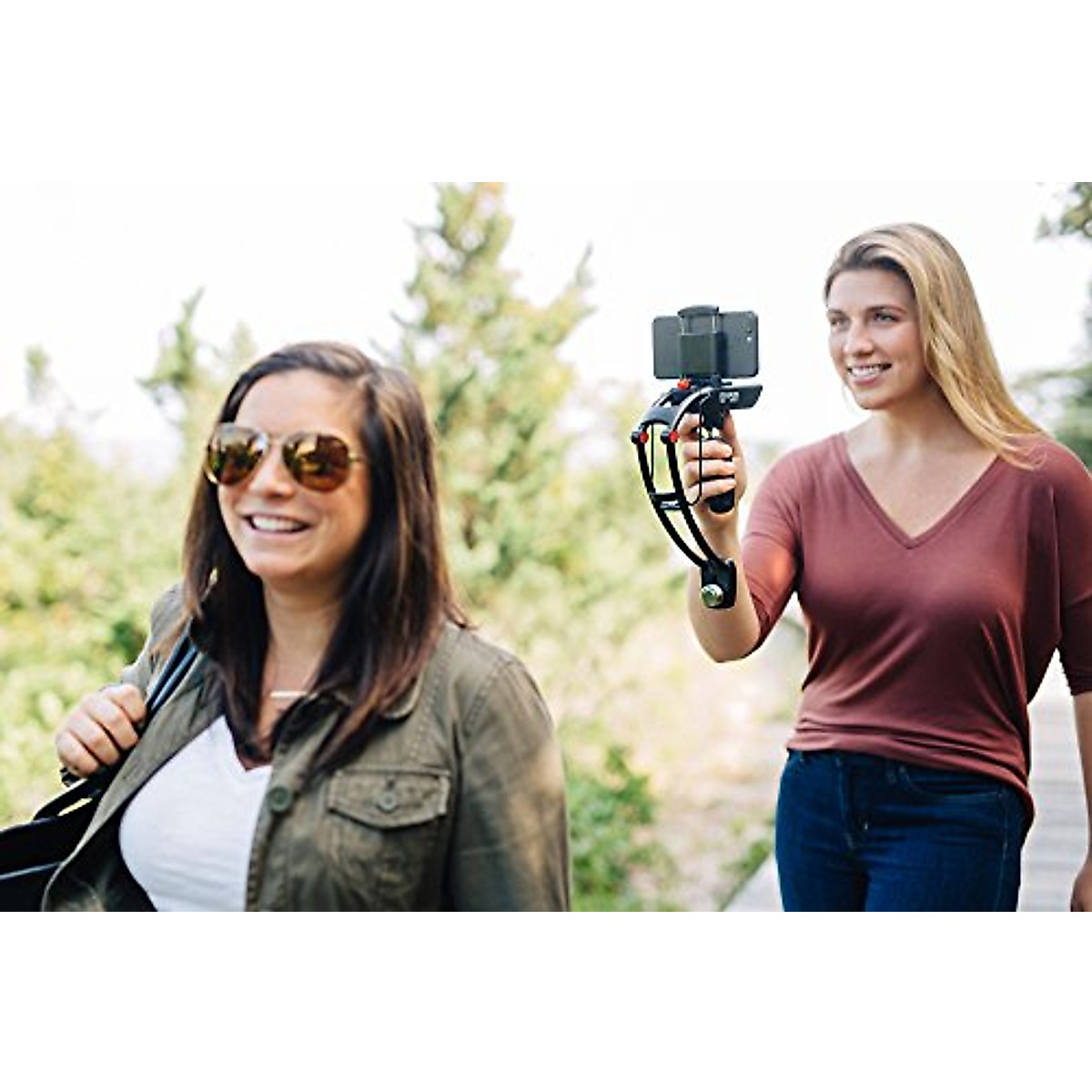 Steadicam Volt Electronic Handheld Gimbal Stabilizer for All IPhone XS, XS Max & XR, All Samsung S9/S9+ & GoPro Hero, Black, compact