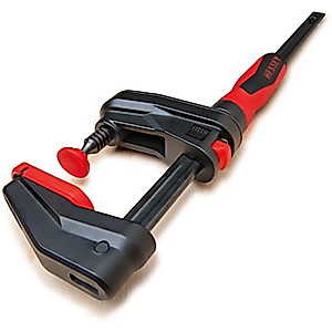 BESSEY GK60 GearKlamp Series - 12 Inch Bar Clamps for Woodworking, 450 lb Clamping Force, Wood Clamps for Gluing, Hand Clamps, Sturdy Woodworking Clamps for Cabinetry, Carpentry, & Home Improvement