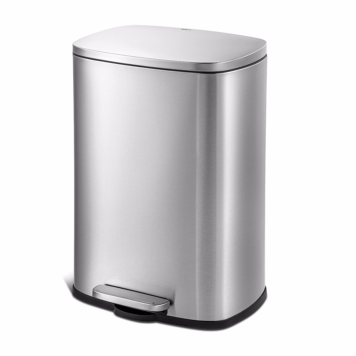KACKAR 13.2 Gallon Trash Can, Stainless Steel Step On Kitchen Garbage Can