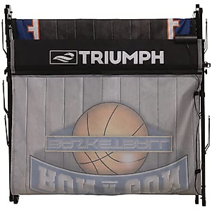 Triumph Sports Run n Gun Arcade Basketball Shootout Game Fully and Semi Assembled Out of The Box Fold Out and Play! Folds 100% Flat for Complete Storage Fully Portable, Play Inside or Outside
