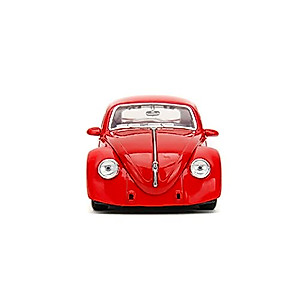 Punch Buggy Slug Bug 1:24 1959 Volkswagen Drag Beetle Die-Cast Car, Toys for Kids and Adults