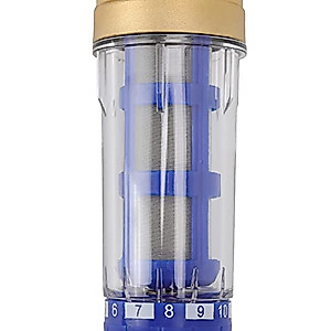 Cyclonic Sedimentation Water Filter, Water Filter G1/2in Robust Pure Copper for Washer