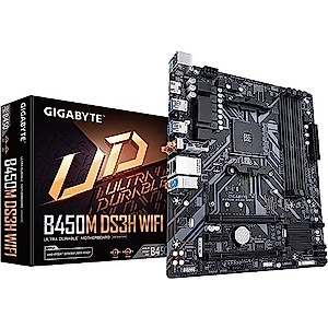 AMD Ryzen 5 4600G 6-Core 12-Thread Unlocked Desktop Processor with Wraith Stealth Cooler Bundle with GIGABYTE B450M DS3H WiFi MATX AM4 Gaming Motherboard