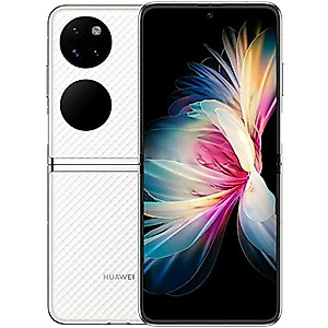 HUAWEI P50 Pocket 256GB 8GB RAM Factory Unlocked (GSM Only | No CDMA - not Compatible with Verizon/Sprint) | No Google Play Installed - White