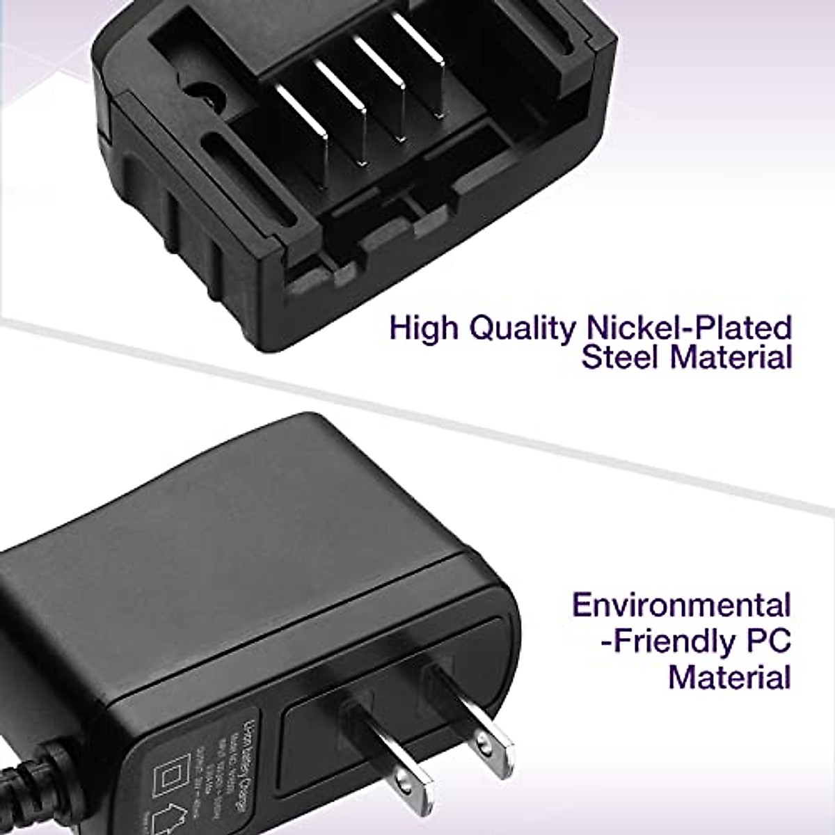 LCS1620 Replacement Charger 20V Lithium Battery Charger for Black&Decker 16V-20V Lithium Ion Battery LBXR20 LBXR20-OPE LB20 LBX20 LBX4020 LB2X4020 LBXR2020-OPE BL1514 LBXR16