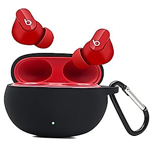 Maidea Case Cover Compatible with New Beats Studio Buds – True Wireless Noise Cancelling Earbuds, Anti-Fall Protective Cover for New Beats Studio Buds (Black)