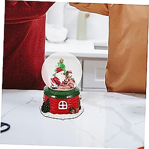 Christmas Crystal Ball Box christmas desk decoration snow globe for snow globe with music gifts Christmas music box xmas snow globes child lantern winter Glass Snow Globe