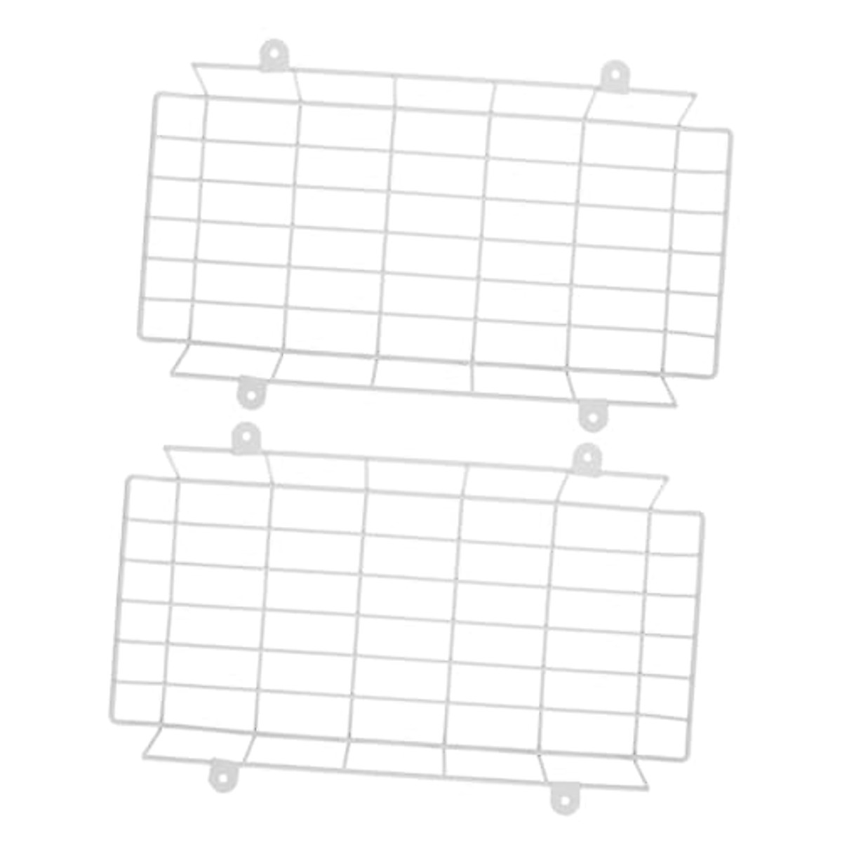 TINEASUR 2pcs School Evacuation Sign Emergency Sign Covers Emergency Light Damage Stopper Exit Sign Damage Stopper Exit Sign Protective Guard Exit Sign Damage Cage LED Exit Sign White Iron