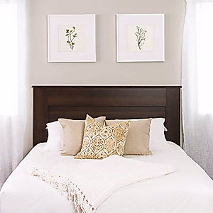 Prepac Queen Flat Panel Headboard, Espresso