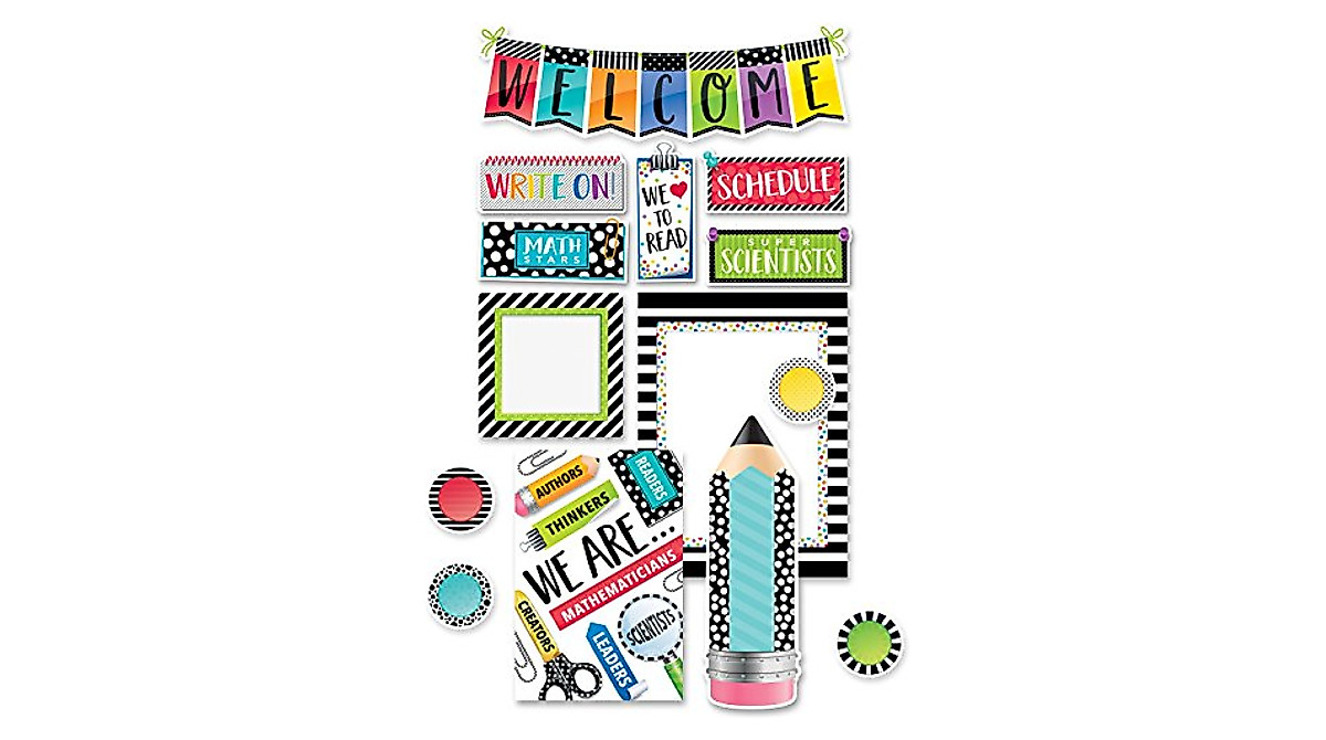 Bold & Bright Bulletin Board Set for Classrooms