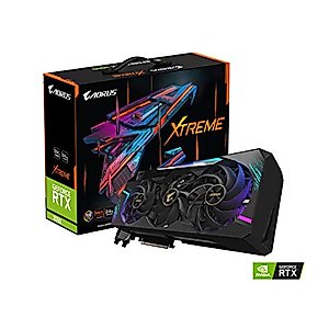 GIGABYTE AORUS GeForce RTX 3090 Xtreme 24G Graphics Card, Max Covered Cooling, 24GB 384-bit GDDR6X, GV-N3090AORUS X-24GD Video Card