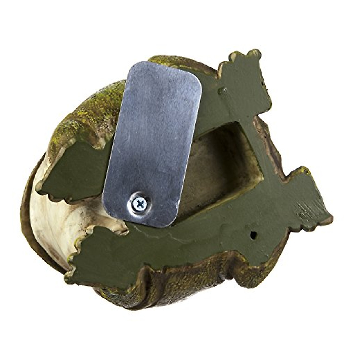 Evergreen Cute Portly Frog Outdoor Statue and Secret Key Holder | Weatherproof and Outdoor Safe | Garden Sculpture | Porch Garage or Patio Home Decor | 6 Inches Tall