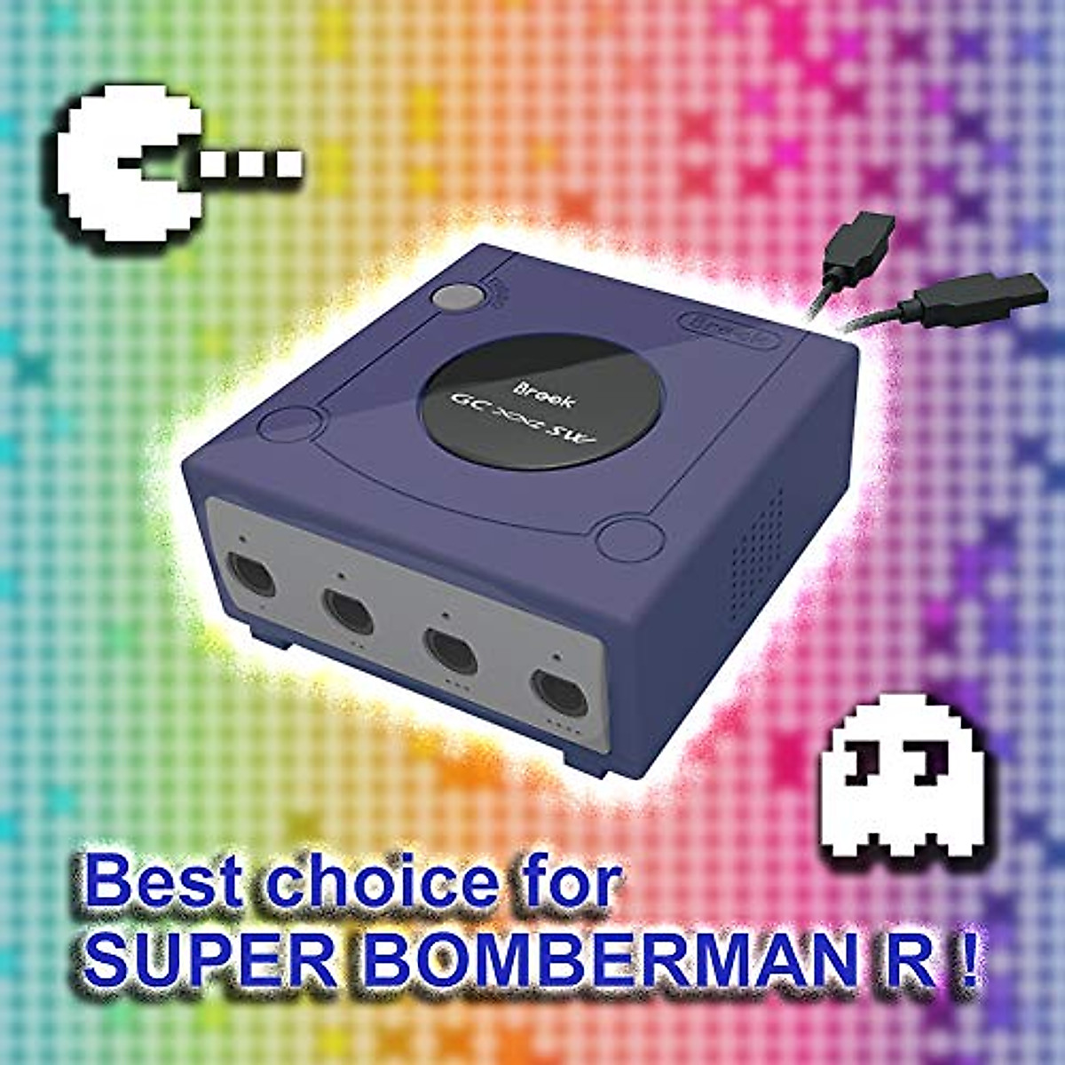 Brook Gamecube to Switch Controller Adapter - Console Gaming Adapter, Turbo Function, Super Bomberman R Accessory, Gamecube Accessory