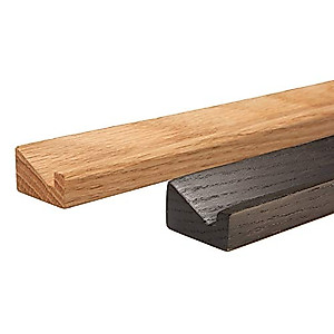 KAIU Vinyl Record Shelf Wall Mount | Easy Installation | Beautiful and Premium Material made from Solid Oak | Slim and Elegant Design for your Home | Easily Swap out Records | Black