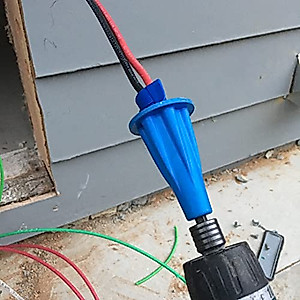 Rack-A-Tiers Nut Blaster - Tighten Wire Nuts with Drill, Universal Wire Connector Drill Bit Attachment, Twist Wire Nuts with Your Drill (XXL)(72102)