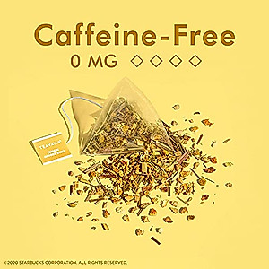 Teavana Jade Citrus Mint Green Tea, Beach Bellini, Lemon Ginger Bliss Herbal Tea Caffeine Free with Recipe eBook - Set of 4 Items (Without Honey Sticks)