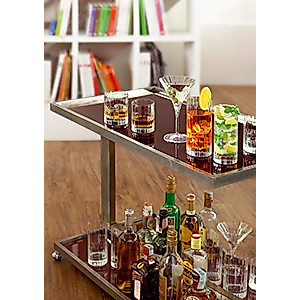 Luigi Bormioli Bach 8.25 oz Martini Glasses, 4 Count (Pack of 1), Clear