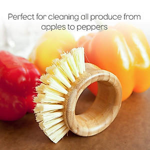 Full Circle Tater Mate Bamboo Brush