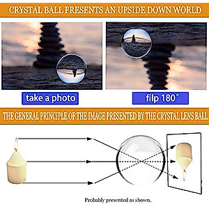 MerryNine K9 Crystal Ball, Photograph Crystal Ball with Stand and Pouch, K9 Crystal Sunshine Catchers Ball with Microfiber Pouch, Decorative and Photography Accessory (80mm/3.15" Set, K9 Clear)
