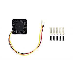 2 Pack Dedicated DC 5V Cooling Fan Compatible with NVIDIA Jetson Nano Developer Kit and B01 Version 3PIN Reverse-Proof Connector 40mm×40mm×10mm Fan