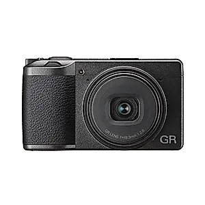 Ricoh GR III Digital Compact Camera, 24mp, 28mm F 2.8 Lens with Touch Screen LCD