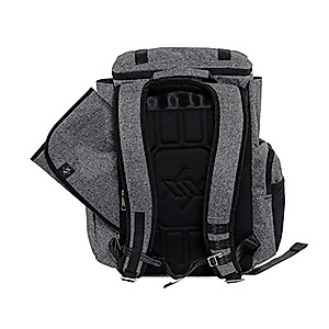 JuJuBe Hatch Durable Traveler/Diaper Dad Bag, XY Collection - Gray Matter