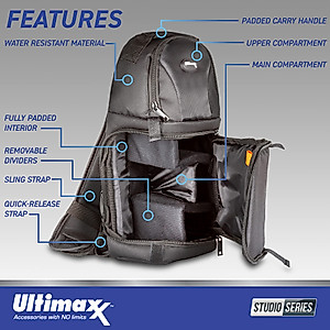 Ultimaxx Advanced Ricoh GR III Digital Camera Bundle (Diary Edition) - Includes: 128GB Ultra Memory Card, 2X Spare Batteries, Selfie Stick, Water-Resistant Camera Backpack & Much More (23pc Bundle)