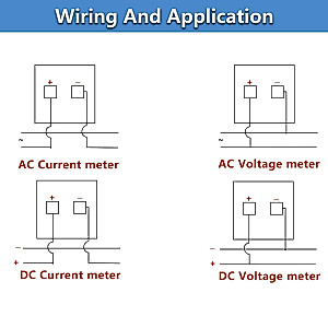 Heyiarbeit AC 0-300V Analog Panel Voltage Gauge 44L1 Volt Meter for Voltage Measurement Devices 1Pcs