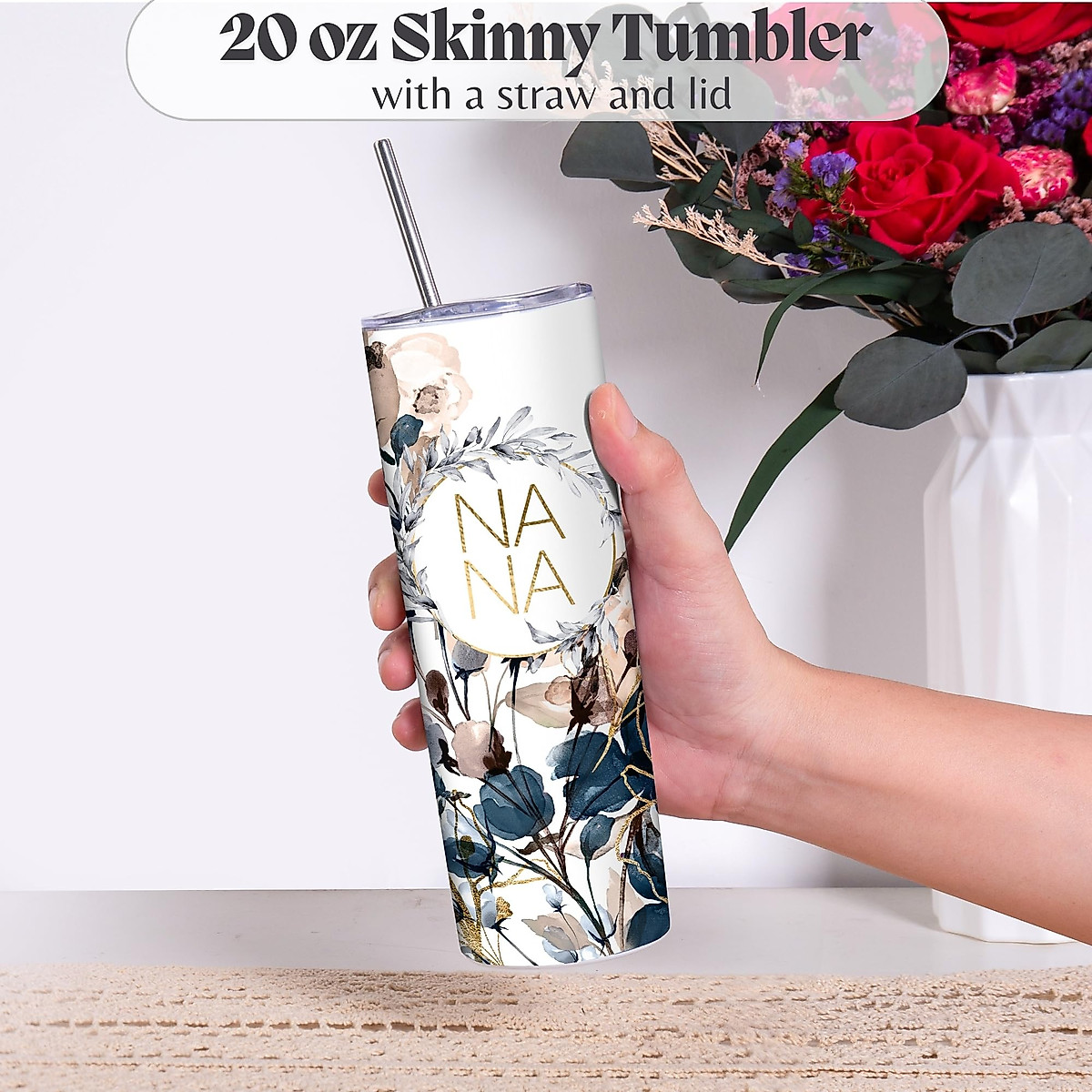 ELEMENU Nana Gifts, Birthday Christmas Mothers Day Gift Basket for Nana, Grandmother from Grandkids, Granddaughter, Grandson - Kitchen Cooking Present Ideas