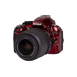 Nikon D3100 14.2MP Digital SLR Camera with NIKKOR AF-S DX 18-55mm f/3.5-5.6 VR Lens Kit - (Red)