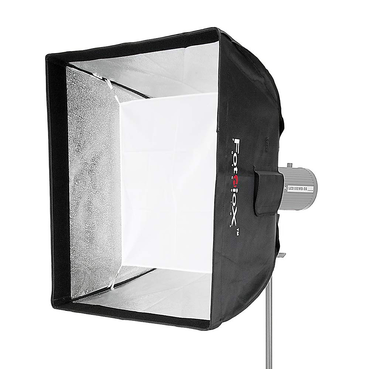 Fotodiox Pro Softbox, 24"x24" (24x24 in) with Speedring, for Balcar, White Lightning, Lighting, X800, X1600, X3200 Strobe Flash Light, Soft box, Speed Ring