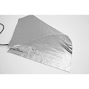 23"x14" Food Delivery Heater Pad for Bag Car 12v. DC Pizza Warmer for Belleford, Herculean, BlueVoy, Kibaga, NZ Home, Rubbermaid fits 23"x14"x15", (23"x14") Homevative (Silver, 23"x14")