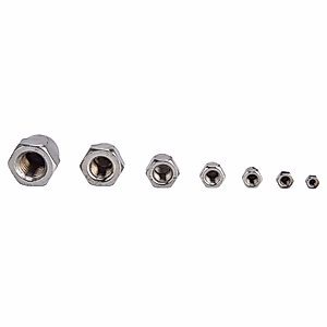 Acorn Cap Nuts, 304 Stainless Steel Acorn Hex Cap Nuts Locknuts for Industrial Machinery