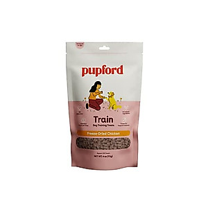 Pupford Freeze Dried Dog Training Treats, 475+ for Puppy , Low Calorie, Vet Approved, All Natural, Healthy for Small to Large Dogs (Chicken)