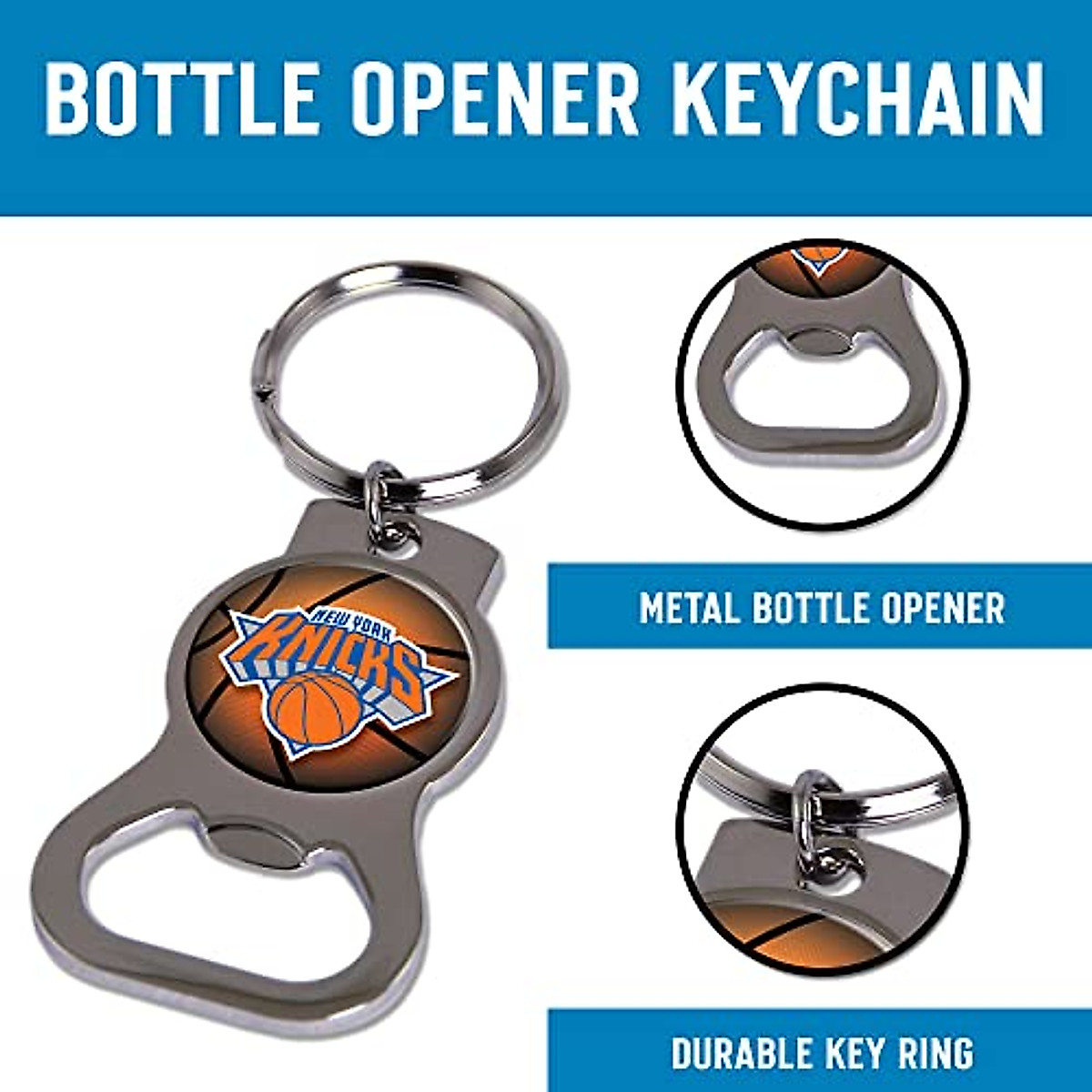 Rico Industries NHL Hockey Dallas Stars Metal Keychain - Beverage Bottle Opener With Key Ring - Pocket Size