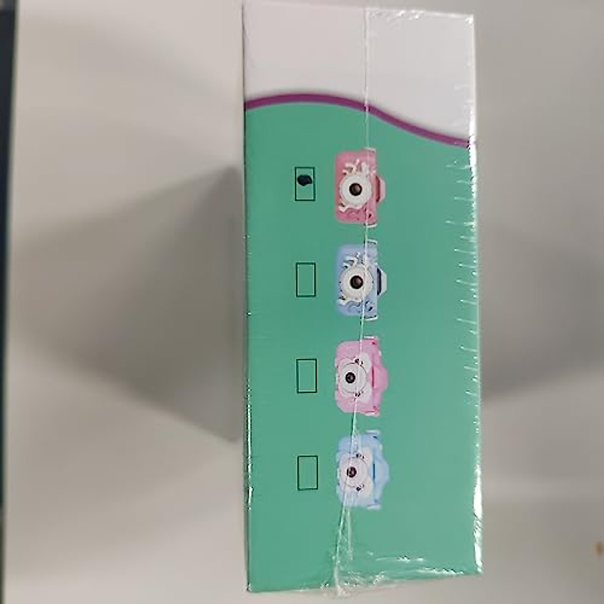 Ainiv Kids Selfie Camera with Unicorn Silicone Cover, Digital Camera with Photo Stickers and Puzzle Games, Boys and Girls Gifts, with 32GB SD Card, IPS Screen 1080P Video Camcorder - Blue