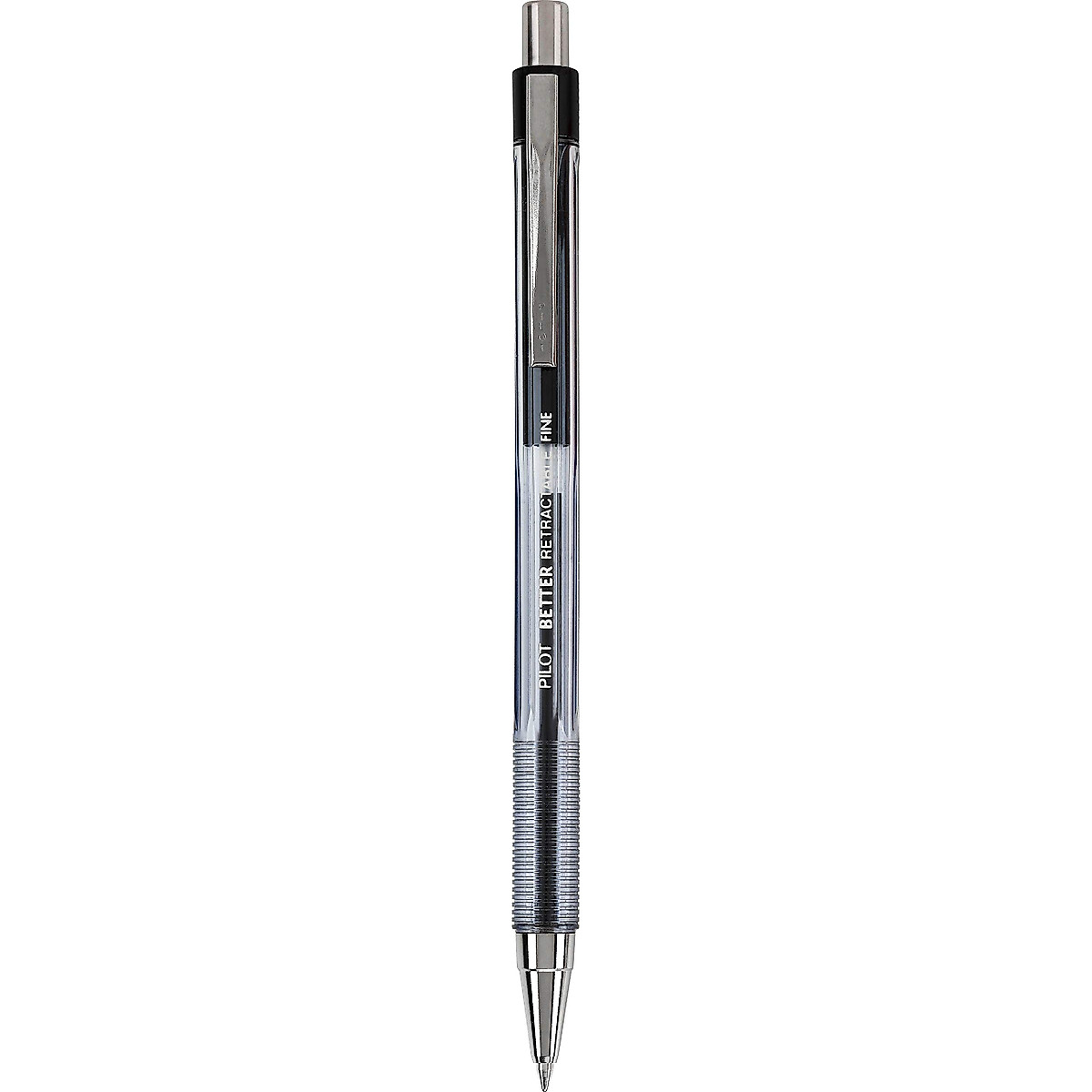 PILOT Pen 30000 The Better Ball Point Pen Refillable & Retractable Ballpoint Pens, Fine Point, Black Ink, 12-Pack