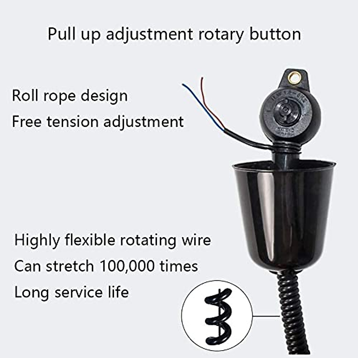 COTCLO Food Heat Lamp Convenient Adjustable Heat Lamp Restaurant or Home Food Service