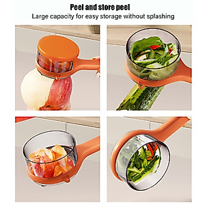 MYBAQ,Peeler,Vegetable Peelers,Fruit Peeler,Potato Peelers,Kitchen Peeler - Storage Peeler,Peeling & Storage of Peeling Knife - Suitable for Apples, Pears, Potatoes, Carrots