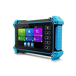 EVERSECU CCTV IP Camera Tester Monitor, 8MP AHD CVI TVI CVBS IP Camera Test 4K HD Display Video Monitor 5inch IPS Touch Screen IPC Tester Support POE PTZ WiFi RS485 HDMI & VGA Input DC12V Output