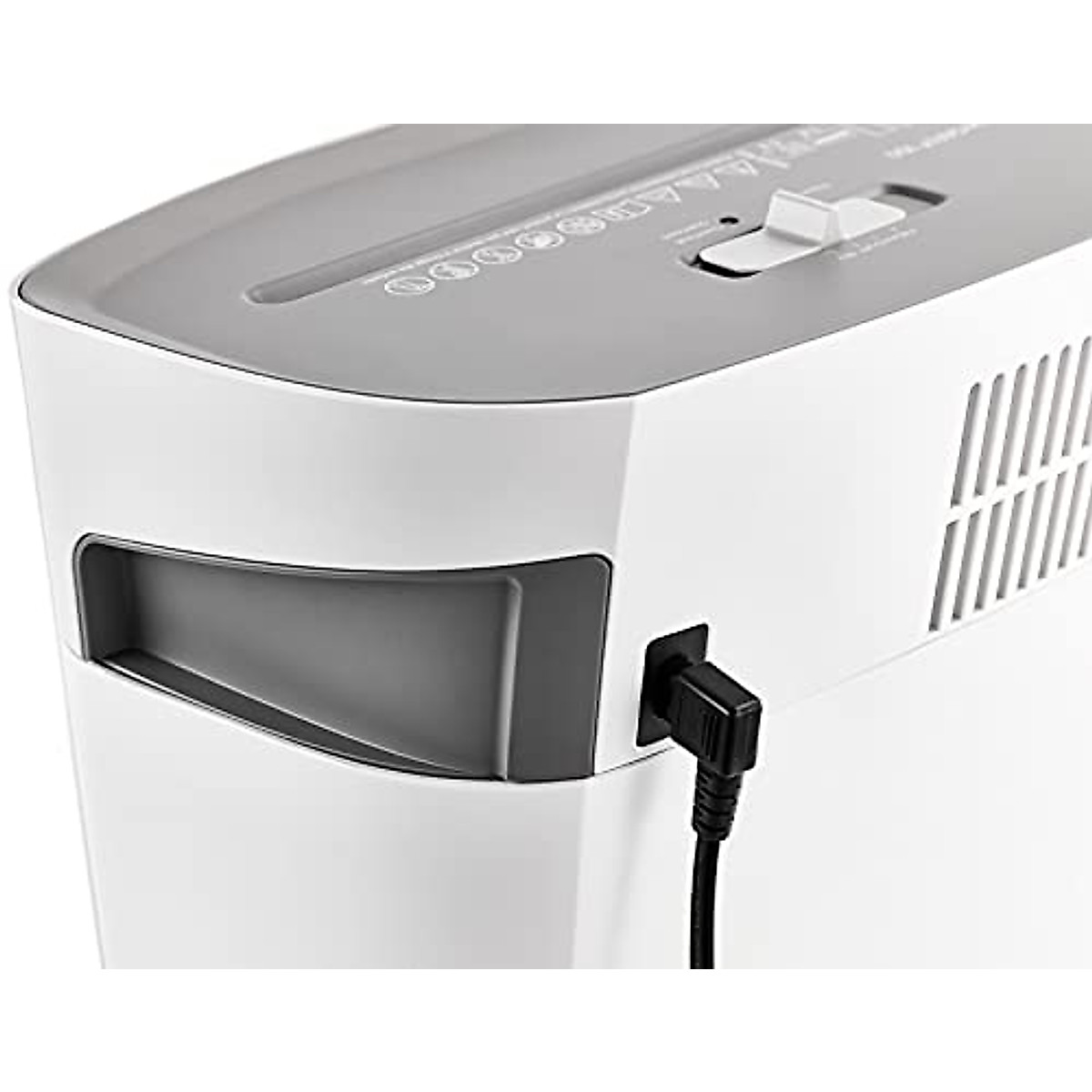 Dahle PaperSAFE PS 100 Paper Shredder, Oil Free, Jam Protection, Security Level P-4, 5 Sheet Max, Shreds Staples, Paper Clips & Credit Cards