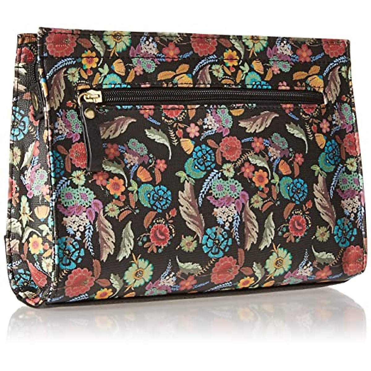 Bueno of California Printed Pebble Crossbody, Botanical