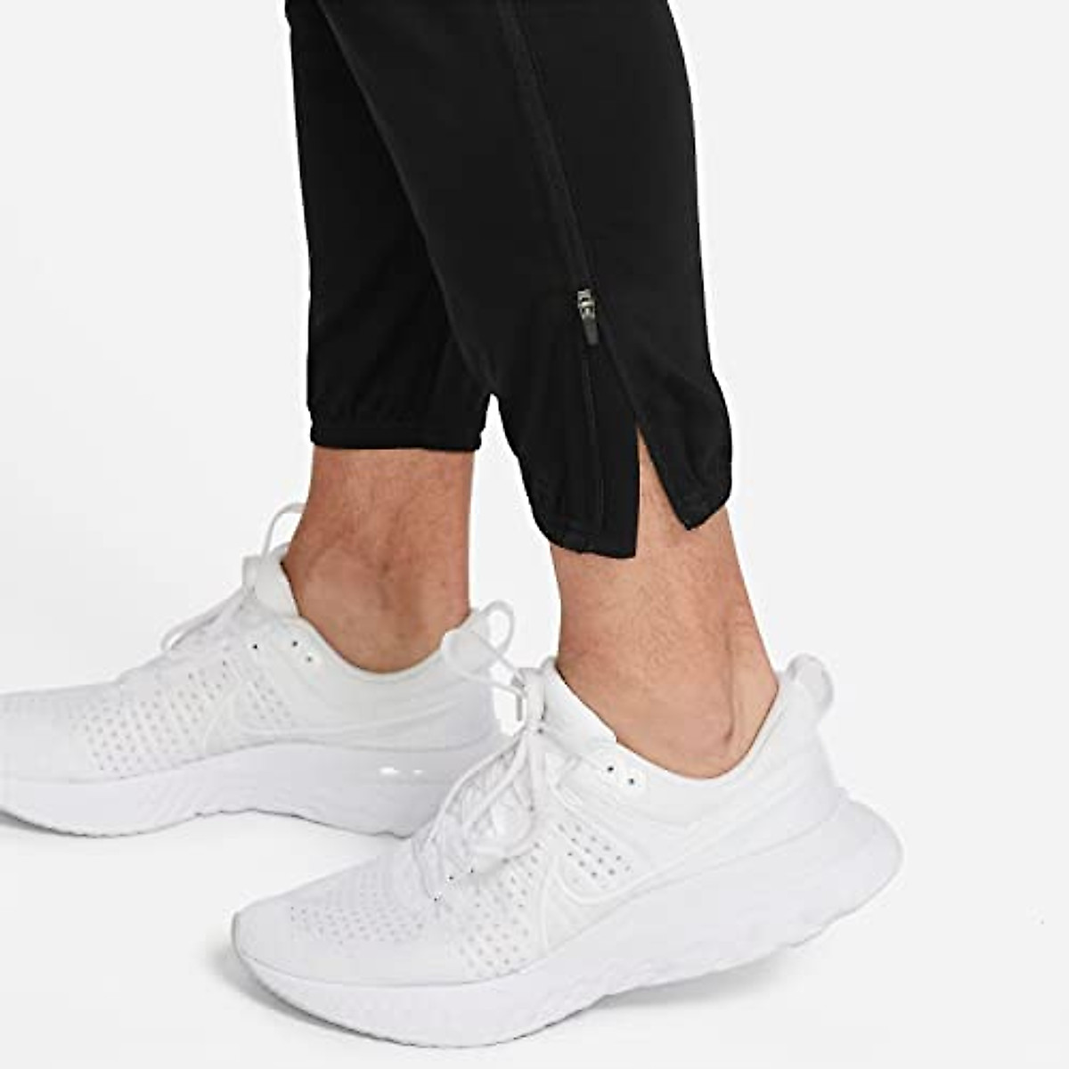 Nike Men's Therma-FIT Repel Challenger Running Pants, Black/Reflective Silver, Large