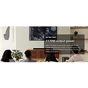 JBL BAR-1300X 11.1.4ch Soundbar and Subwoofer with Surround Speakers with an Additional 1 Year Coverage by Epic Protect (2023)