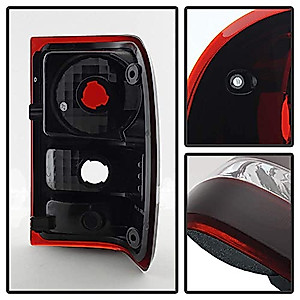ACANII - For 2001-2011 Ford Ranger Red Smoke Tail Lights Brake Lamps Left+Right Aftermarket